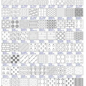 900+ Autocad Hatch Patterns,900 Piece of Details Autocad 2D DWG File ...