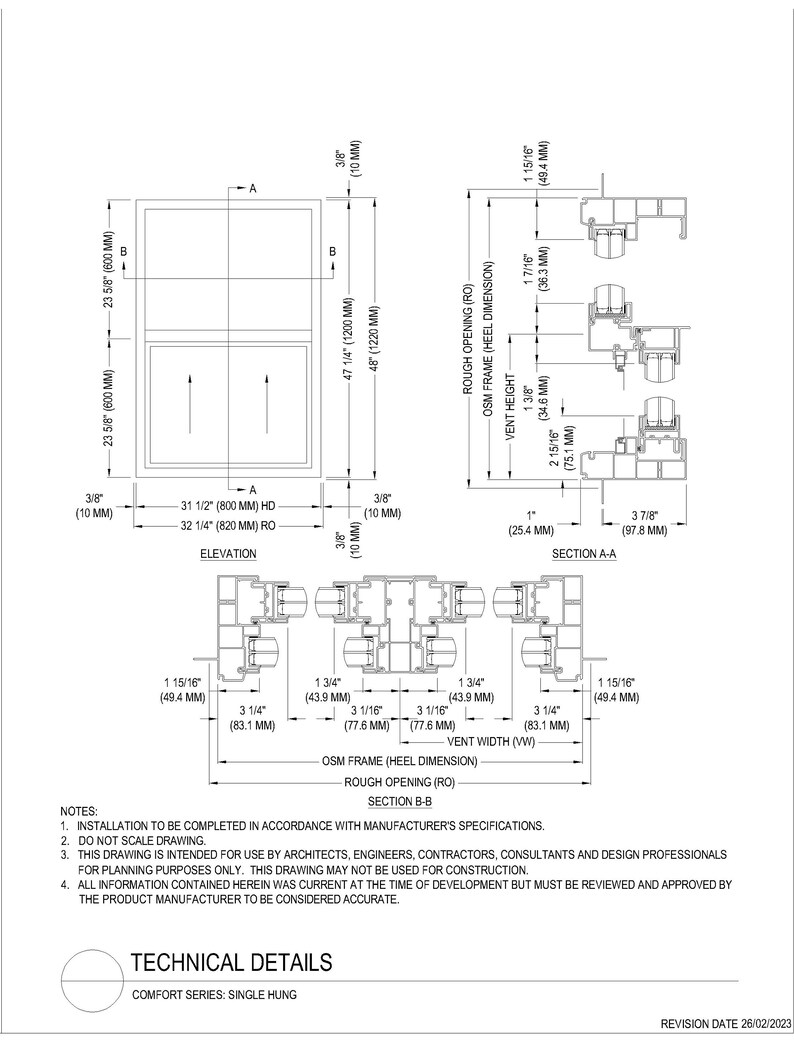 Details and Terms of Typical Aluminum Window Autocad 2D DWG PDF File ...