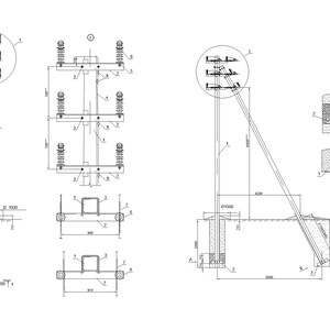 Autocad 2D DWG DXF PDF Blocks and Details of Energy Transmission Lines ...