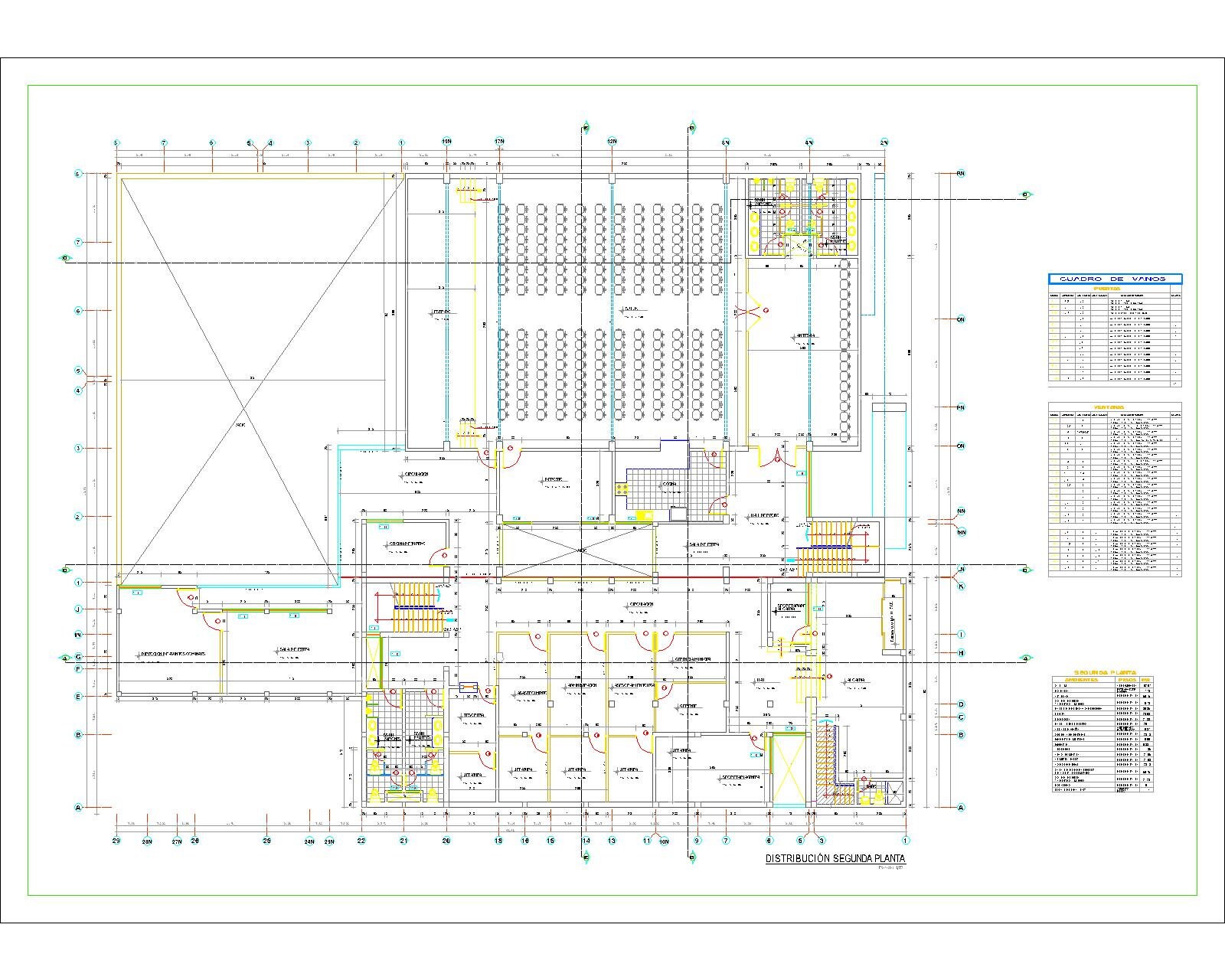 Autocad 2D DWG, DXF PDF Cıtyhallfile,autocad 2D Template - Etsy