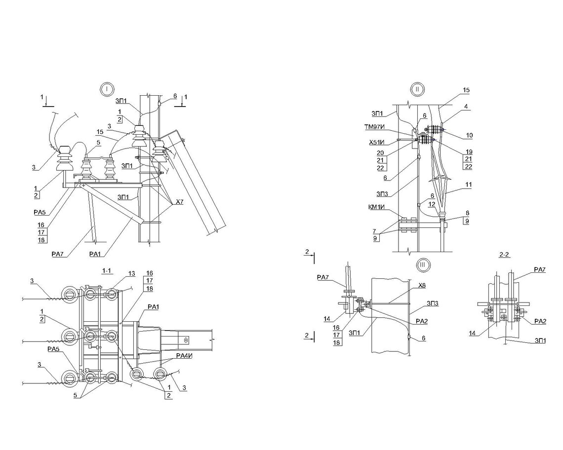 Autocad 2D DWG DXF PDF Blocks and Details of Energy Transmission Lines ...