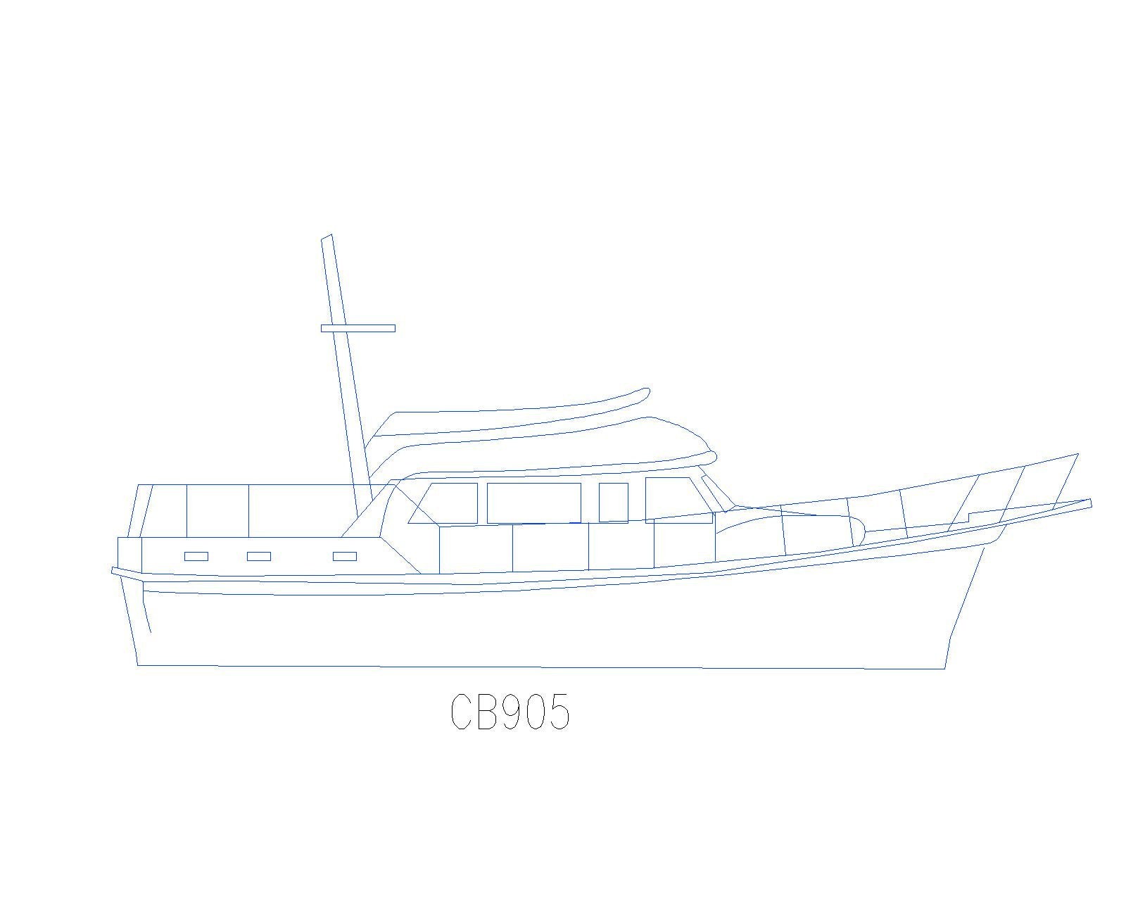 2D Drawings of Tractor/vessel/aircraft/car/boat/ship/truck, Vehicle ...