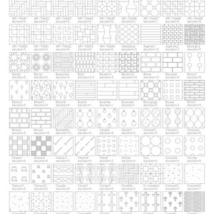 900+ Autocad Hatch Patterns,900 Piece of Details Autocad 2D DWG File ...
