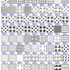 900+ Autocad Hatch Patterns,900 Piece of Details Autocad 2D DWG File ...
