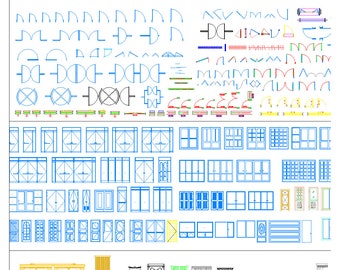 Autocad 2D DWG DXF PDF Furniture File, Ready Block for Autocad, 2D ...