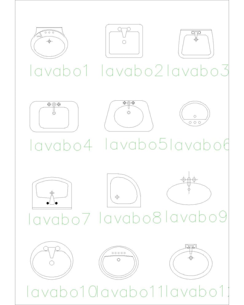 Autocad 2D DWG DXF PDF File, 2d Drawing,autocad 2D Template - Etsy