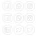 Autocad 2D DWG DXF PDF Social Media,social Media İcon 2d Drawing ...