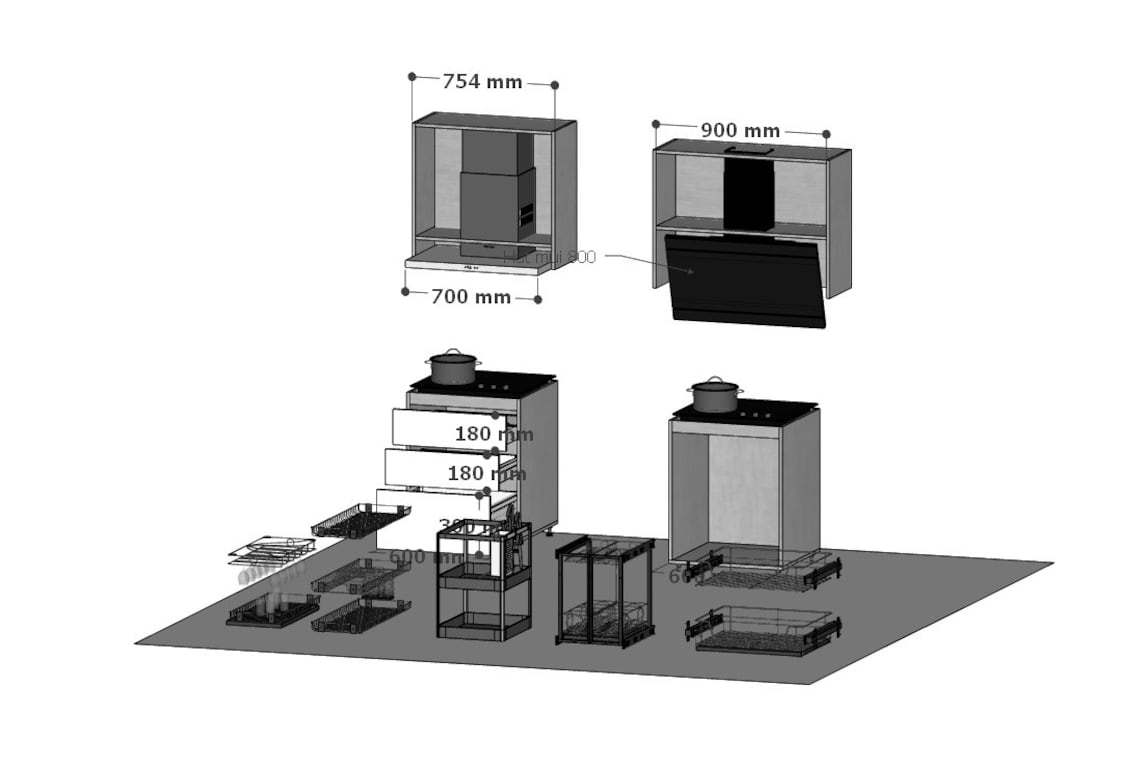Kitchen Appliance Models Sketchup 3D Model,interior Design,sketchup ...