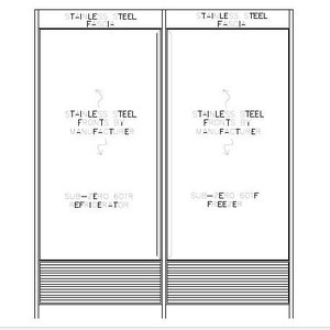 2D Drawing of Kitchen Cabinets, Kitchenware and White Goods, 257 Pieces ...