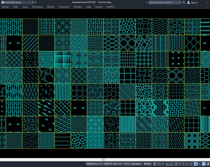 900+ Autocad Hatch Patterns,900 Piece of Details Autocad 2D DWG File ...