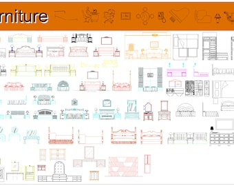 Autocad 2D DWG DXF PDF People File, Ready Block for Autocad, 2D Drawing ...