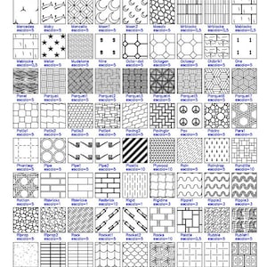 900+ Autocad Hatch Patterns,900 Piece of Details Autocad 2D DWG File ...
