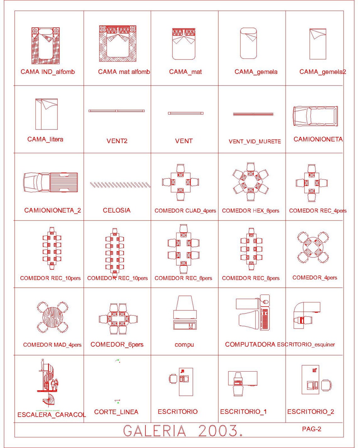 Autocad 2D DWG DXF PDF Room House Block, 2d Drawing,autocad 2D Template ...