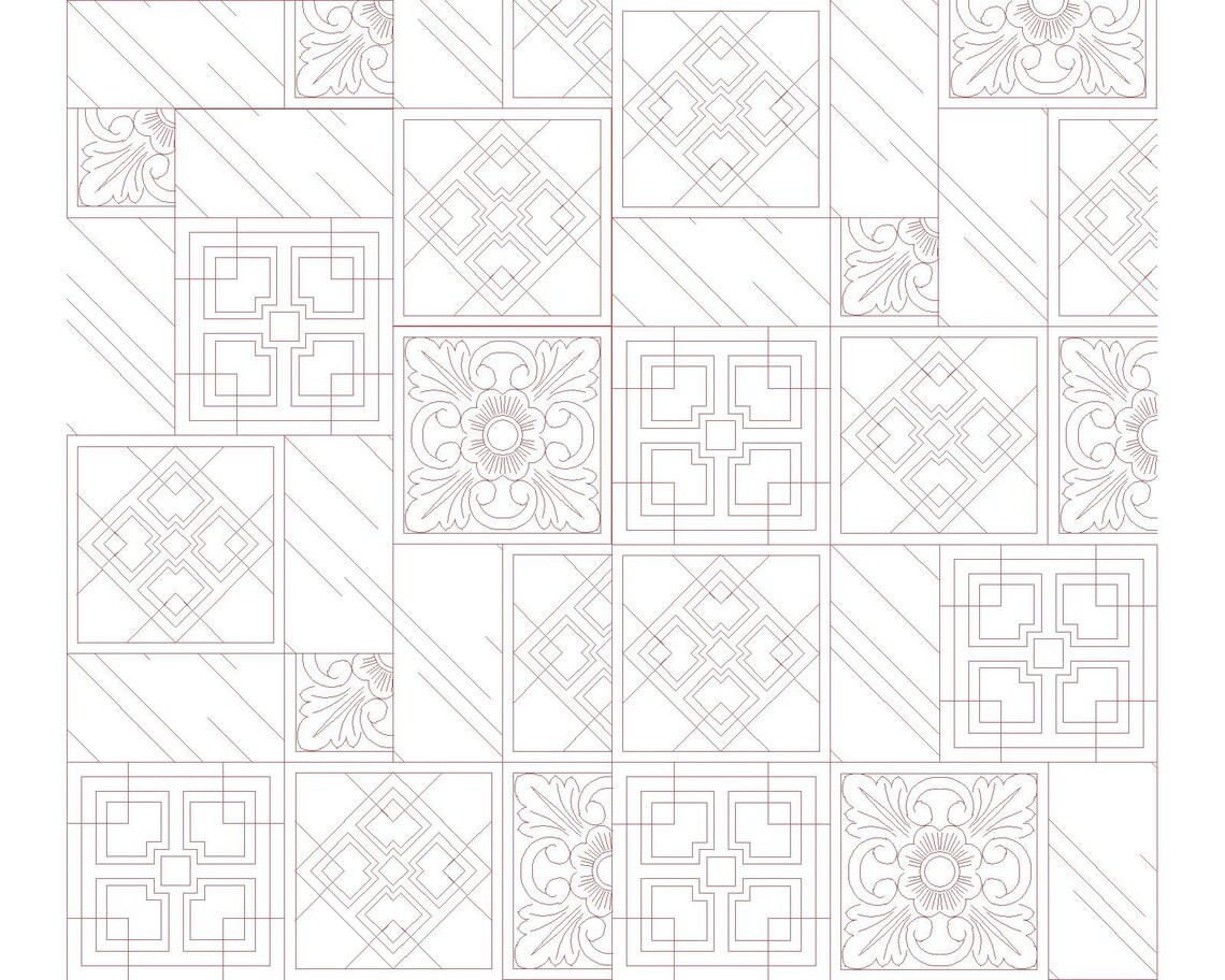 Autocad Wood Pattern ,pieces of Details Autocad 2D DWG File, Ready ...