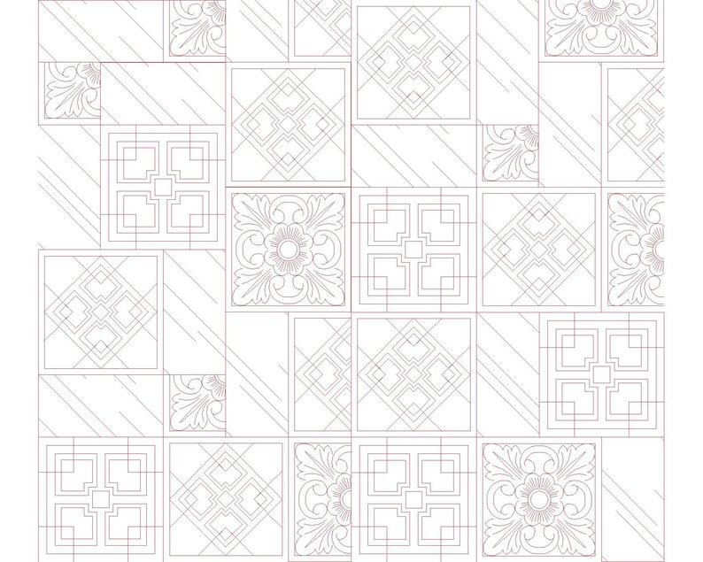 Autocad Wood Pattern ,pieces of Details Autocad 2D DWG File, Ready ...