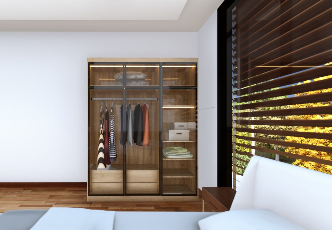 Wardrobe/clothespress/dress Cabinet/clothes Cabinet Sketchup 3D Model ...