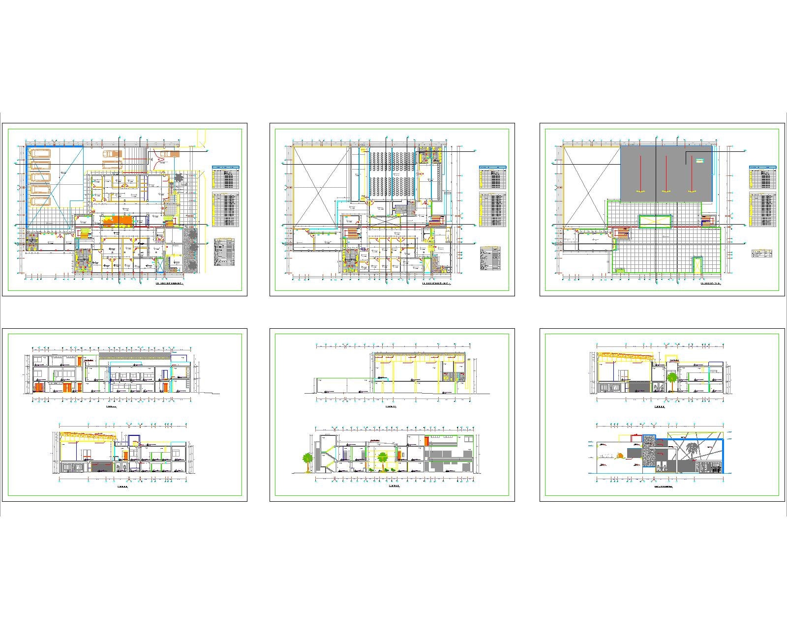 Autocad 2D DWG, DXF PDF Cıtyhallfile,autocad 2D Template - Etsy