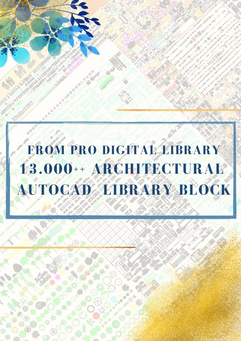 10000+ Autocad 2D File, Huge Library, DWG Blocks Plants, Vehicle ...