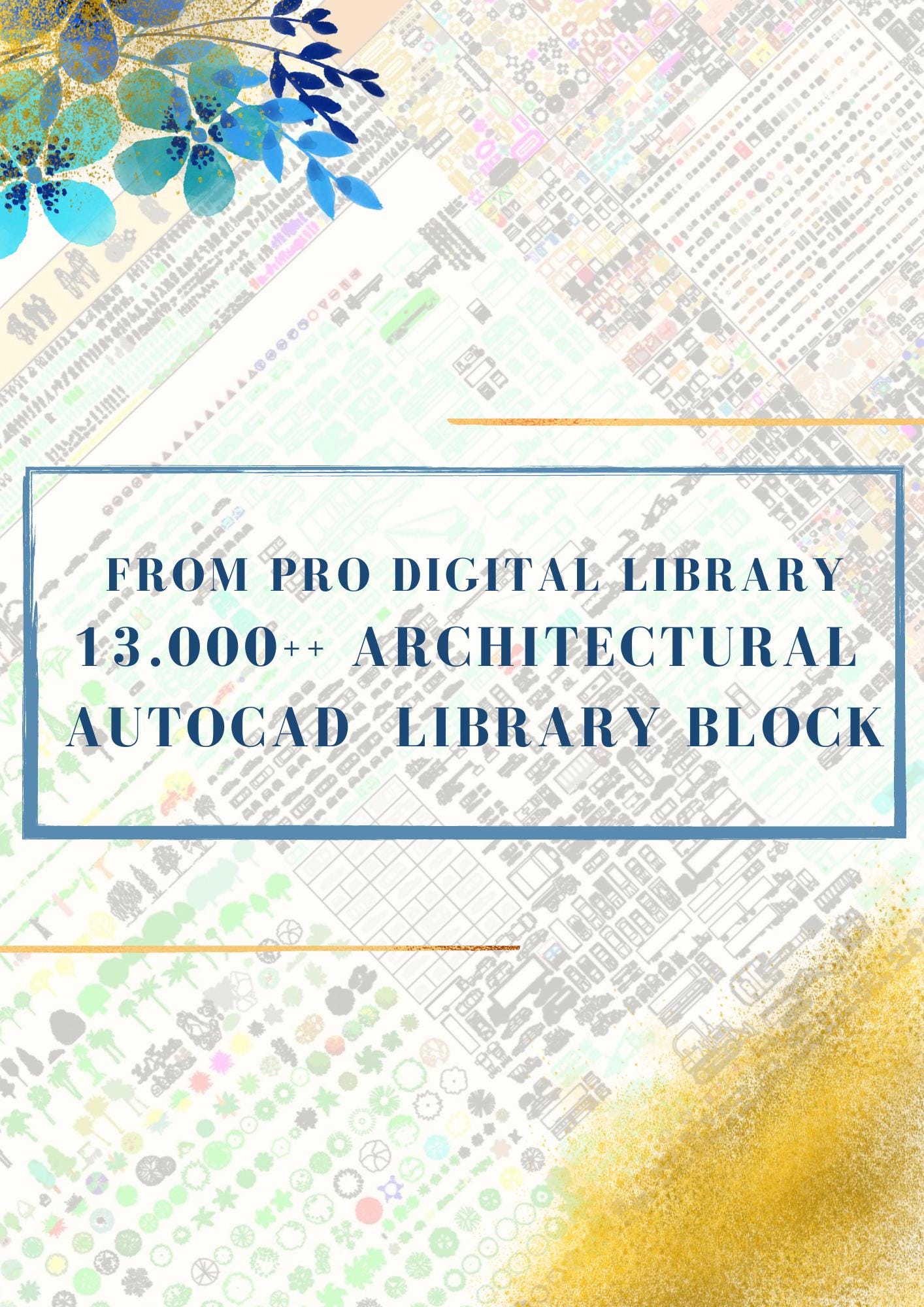 10000+ Autocad 2D File, Huge Library, DWG Blocks Plants, Vehicle ...