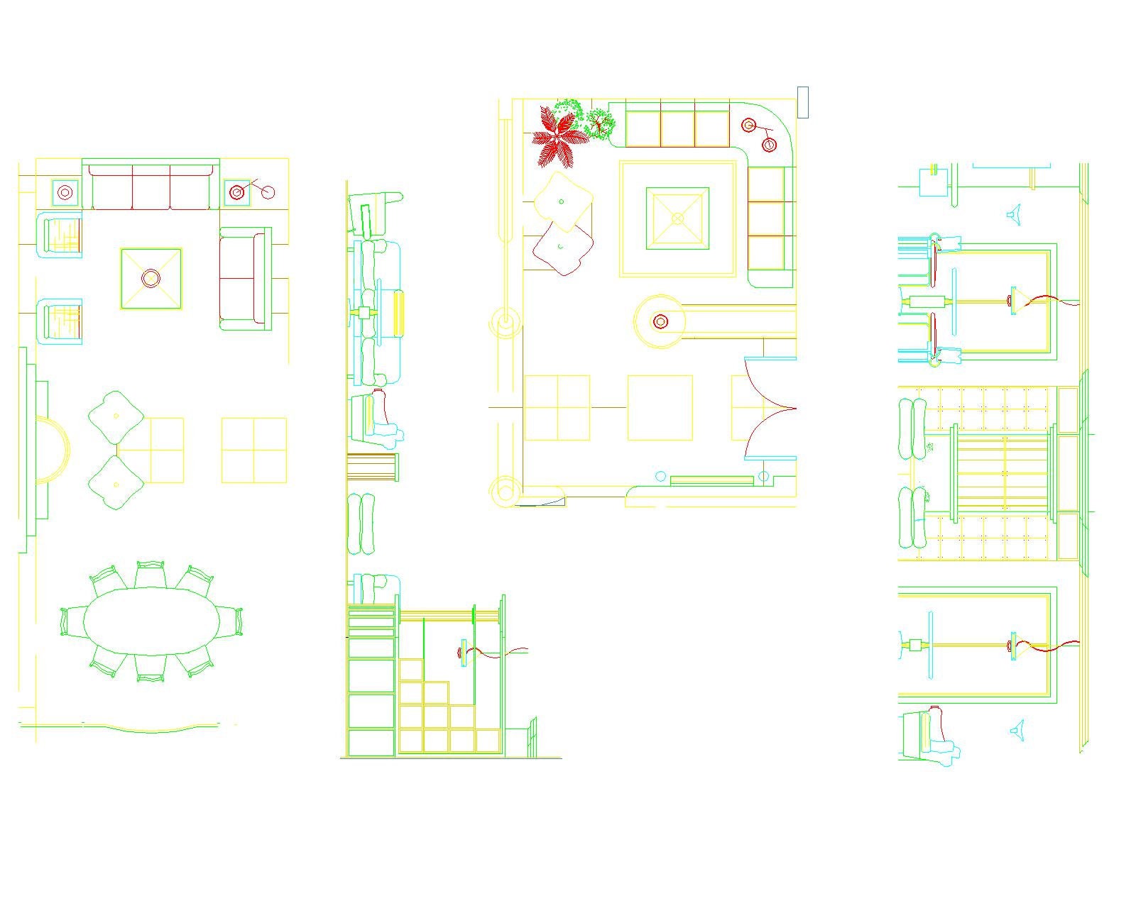 Autocad 2D DWG DXF PDF Furniture/car Blocks, 2D Drawing,autocad 2D ...