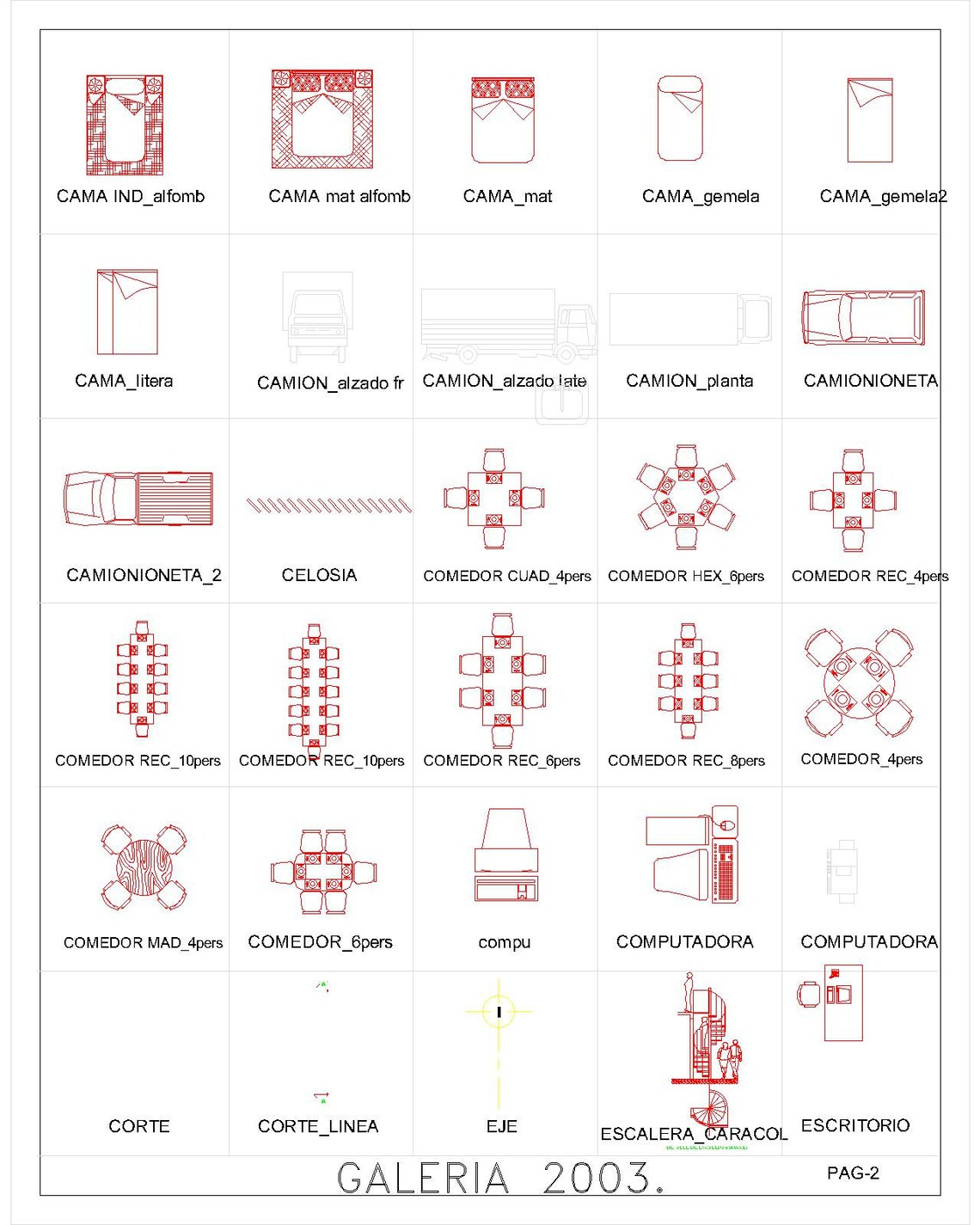 Autocad 2D DWG DXF PDF Room House Block, 2d Drawing,autocad 2D Template ...