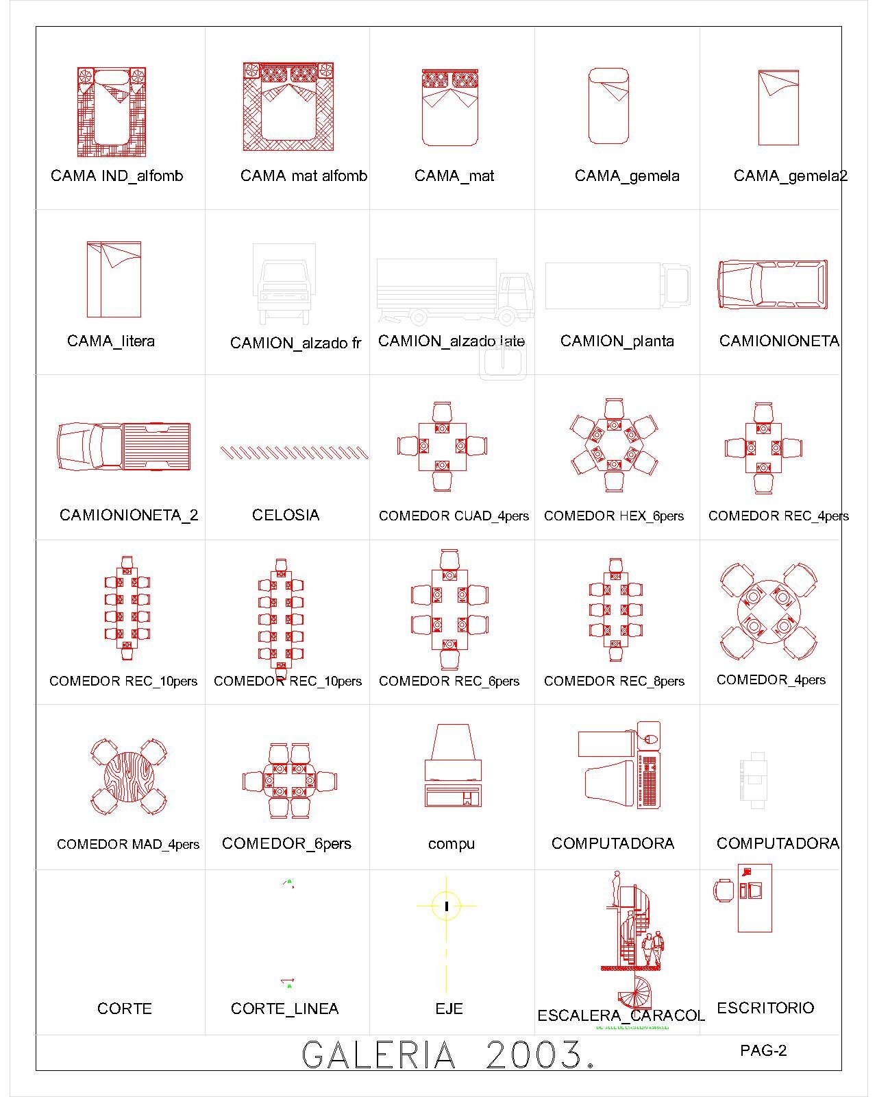 Autocad 2D DWG DXF PDF Room House Block, 2d Drawing,autocad 2D Template ...