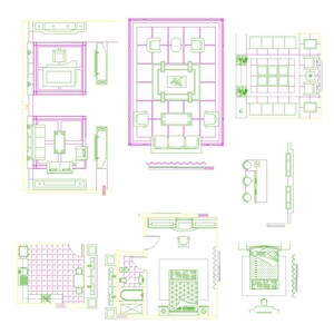 Autocad 2D DWG DXF PDF Furniture/car Blocks, 2D Drawing,autocad 2D ...