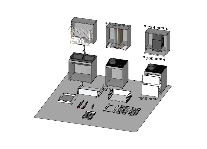 Kitchen Appliance Models Sketchup 3D Model,interior Design,sketchup ...
