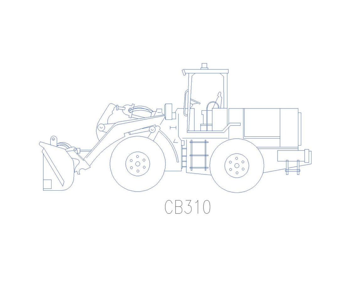 2D Drawings of Tractor/vessel/aircraft/car/boat/ship/truck, Vehicle ...