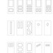 2D Drawing of Door, 132 Pieces of Details Autocad 2D DWG File, Ready ...