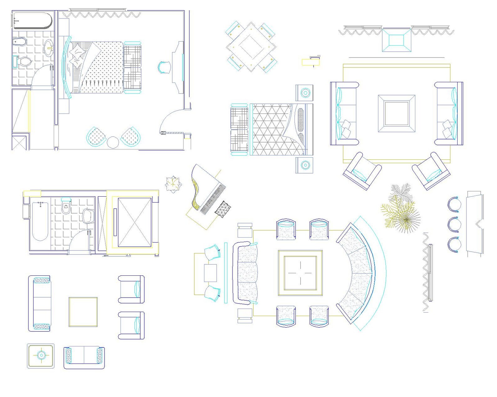 Autocad 2D DWG DXF PDF Furniture/car Blocks, 2D Drawing,autocad 2D ...