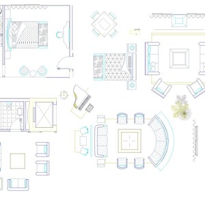 Autocad 2D DWG DXF PDF Furniture/car Blocks, 2D Drawing,autocad 2D ...