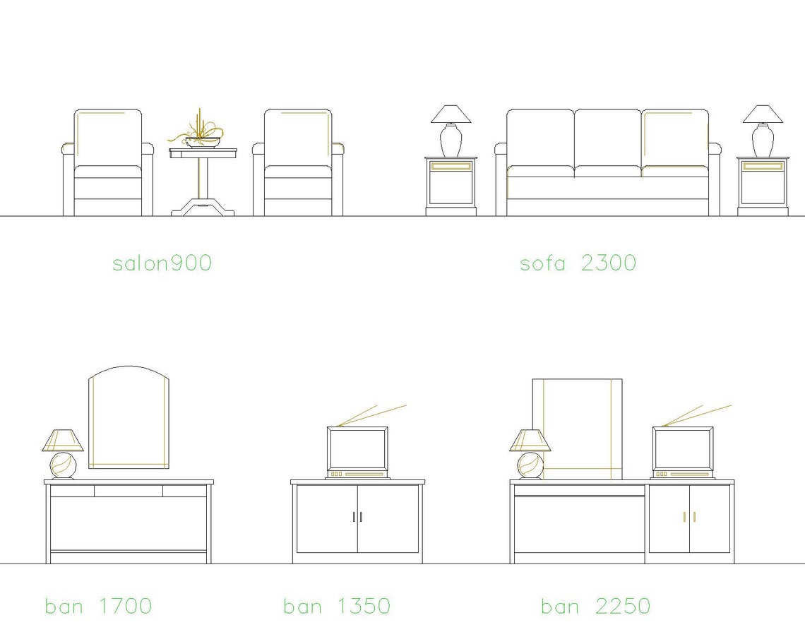 Autocad 2D DWG DXF PDF File, 2d Drawing,autocad 2D Template - Etsy