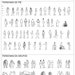 Autocad 2D DWG DXF PDF Blocks of Human Figures in Different Positions ...