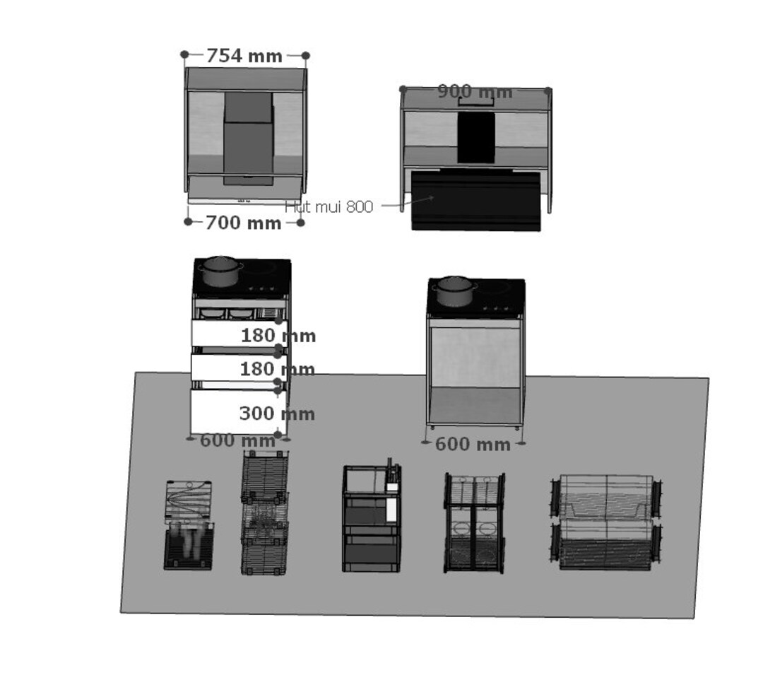 Kitchen Appliance Models Sketchup 3D Model,interior Design,sketchup ...