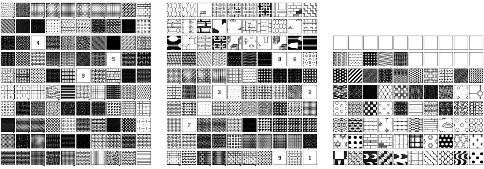 270+ Autocad Hatch Patterns,270 Piece of Details Autocad 2D DWG File ...
