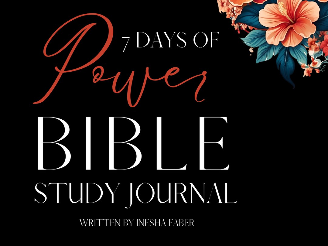 7 Days of Power Bible Study | Bible Study Journal | Interactive Bible ...