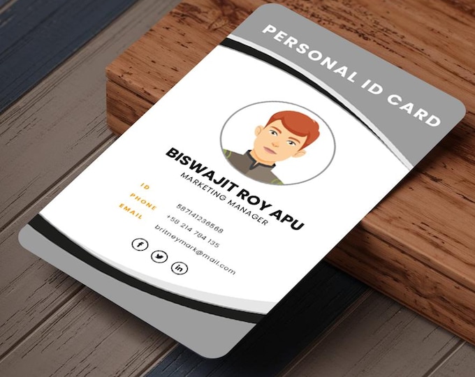 Custom ID Badge Printing, Custom Id Card, Personalized Identification ...