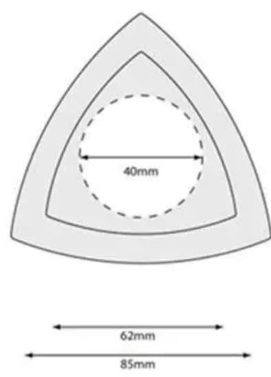 Custom Logo Microphone Foam Windscreen Cover: Triangle Sponge ...