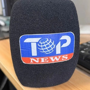 Custom Logo Microphone Foam Windscreen Cover: Triangle Sponge ...