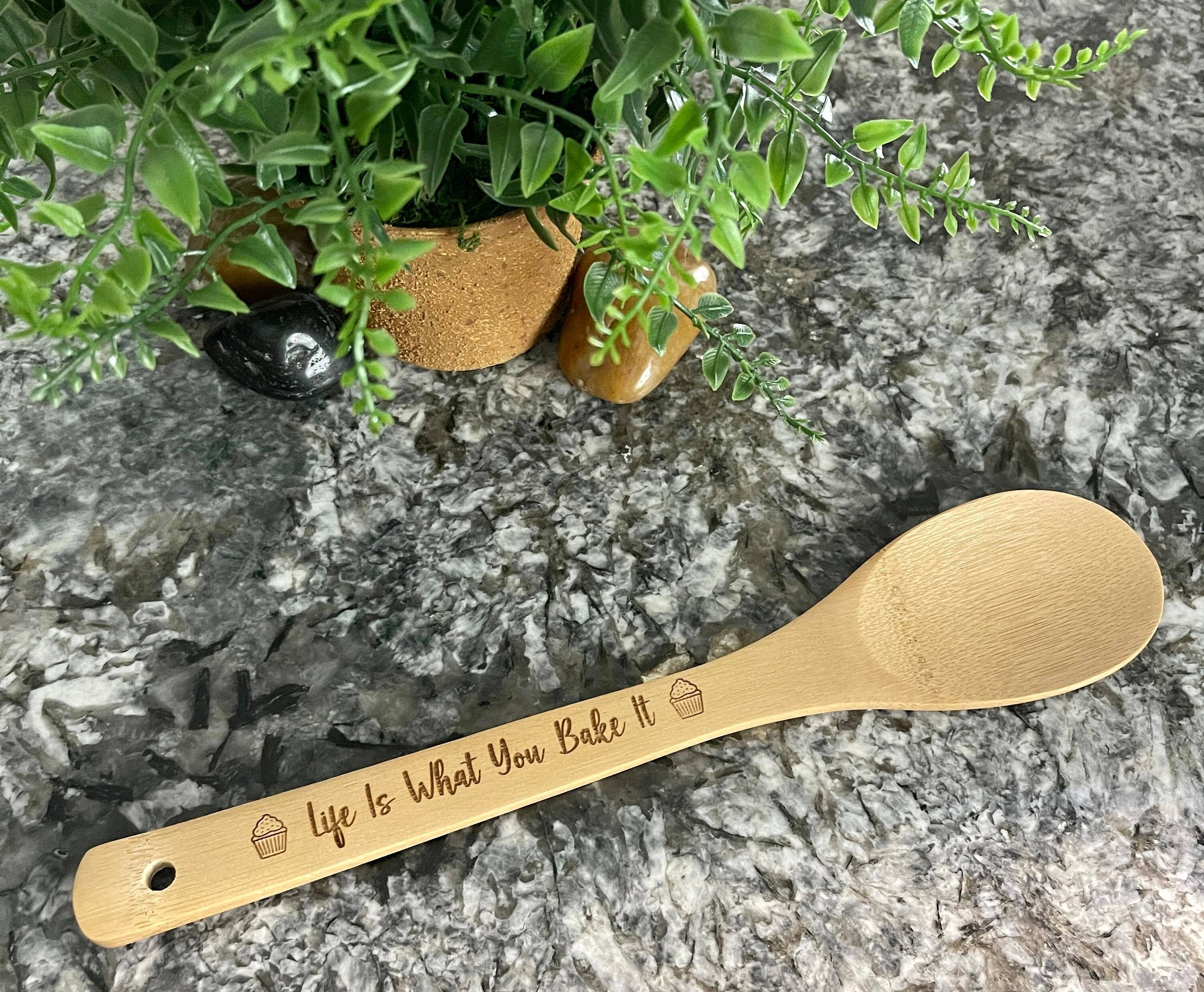 Bamboo Engraved Spoons - Etsy