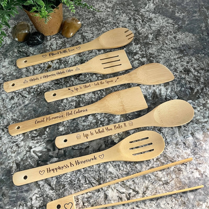 Bamboo Spoons - Etsy