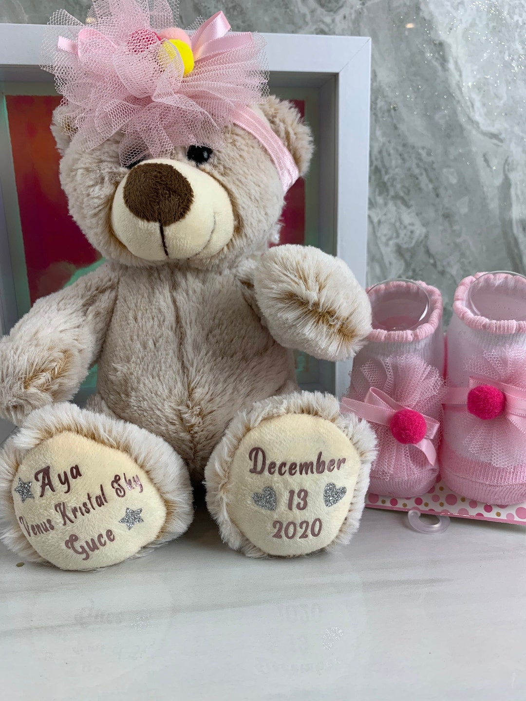 Custom Plush Teddy Bear | Small Huggable Toy - Etsy