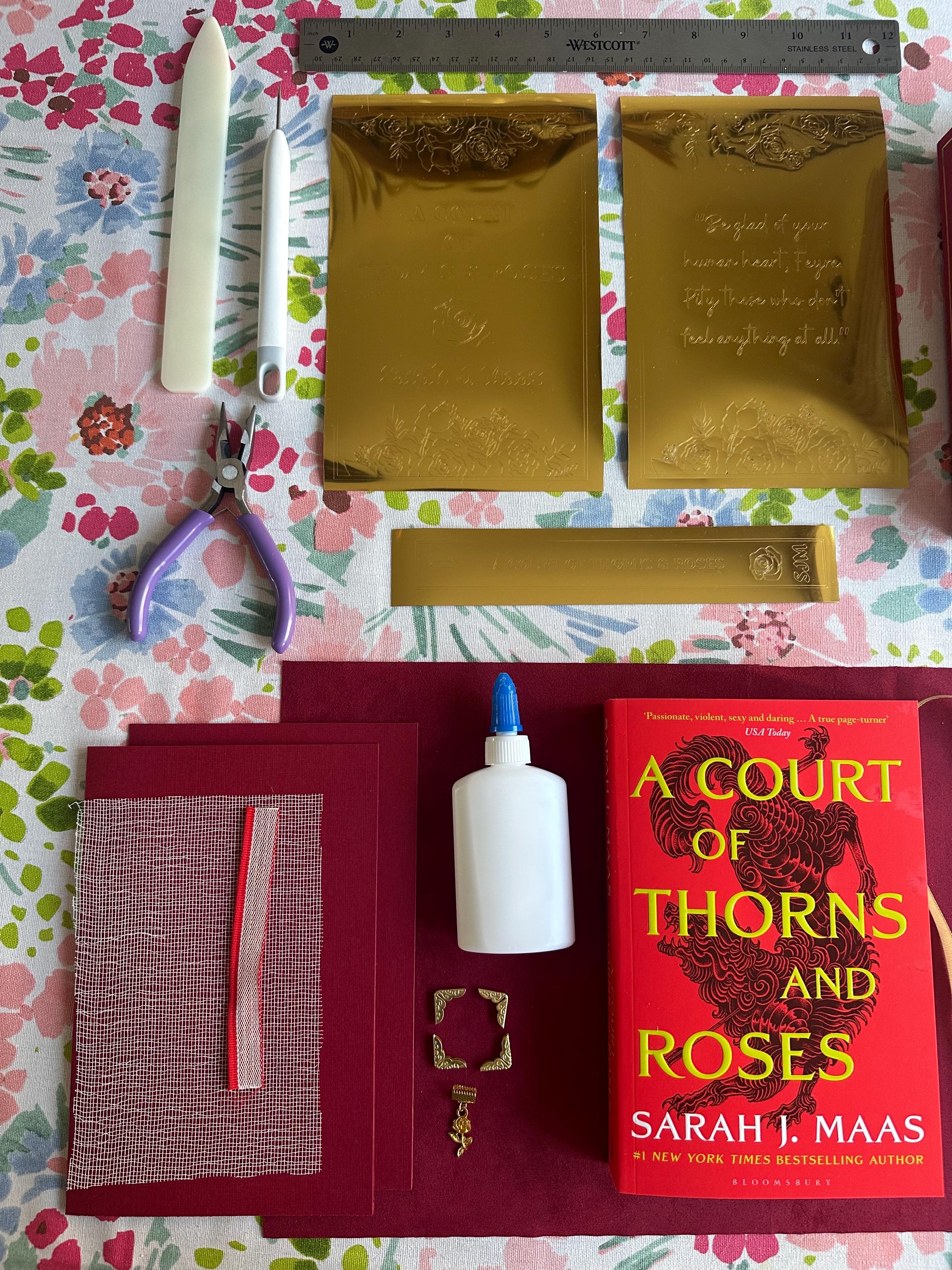 DIY Complete Book Binding Kit for ACOTAR Book 1 (other Books Available ...