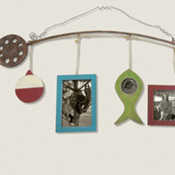 Fishing Pole Picture Frame - Etsy