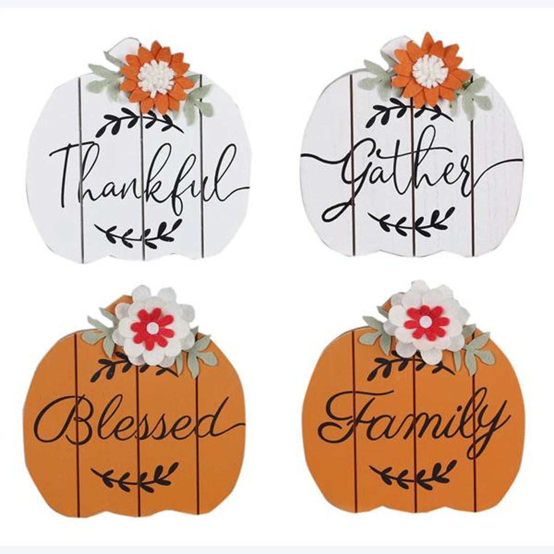 Wood Tabletop Sign 4 Assorted - Etsy