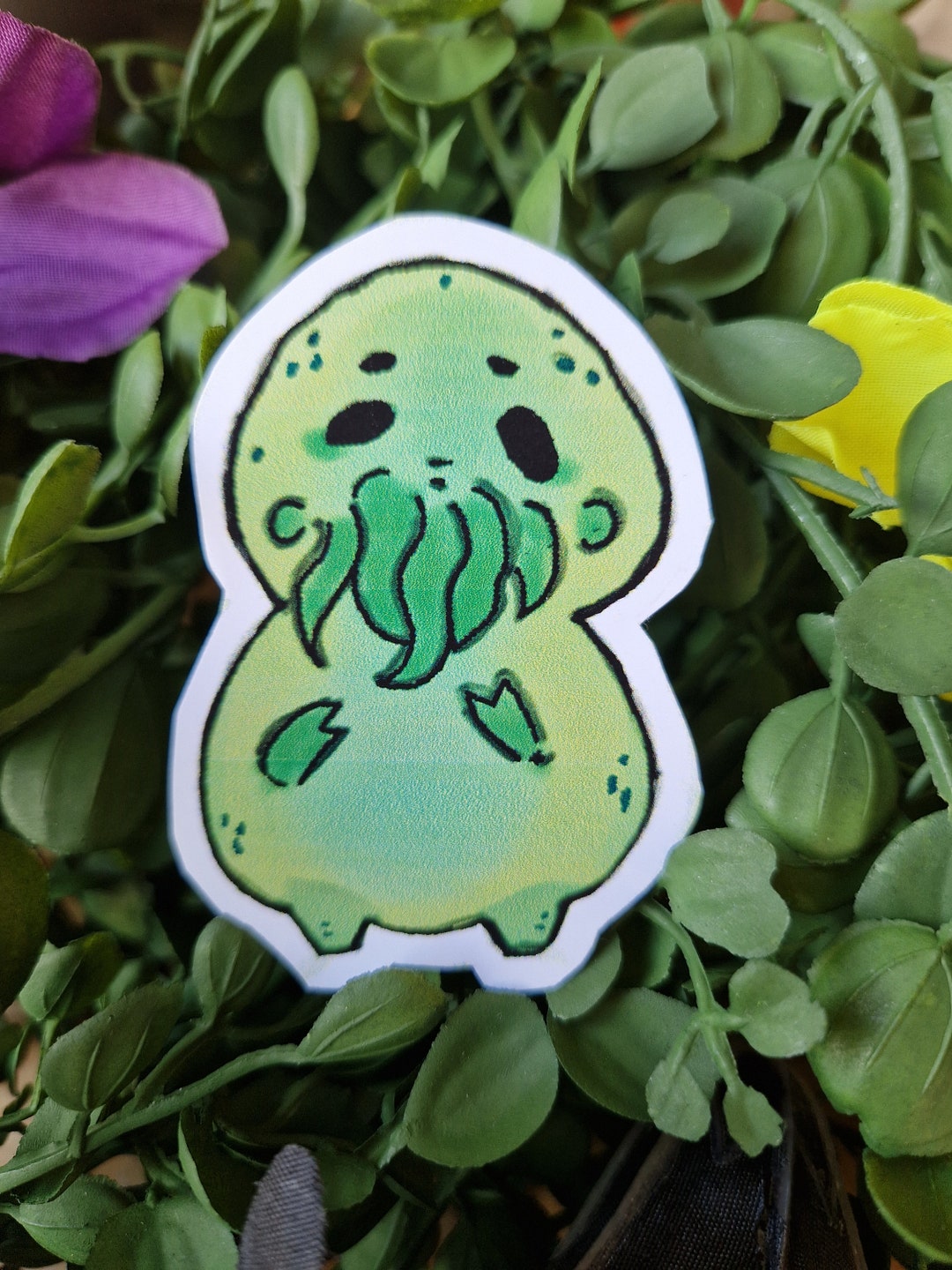 Chibi Cthulhu Sticker - Etsy