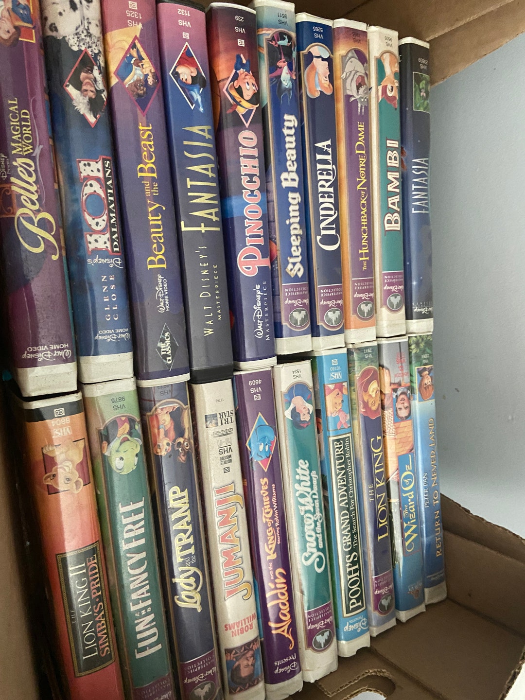 Lot of Disney VHS - Very Good Condition - Etsy