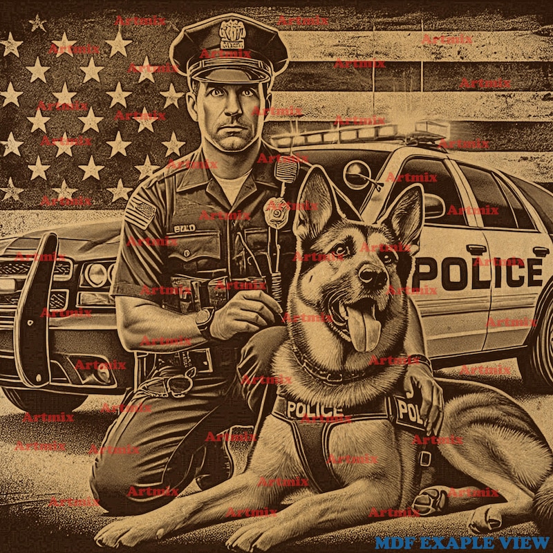 Police Dog - Etsy