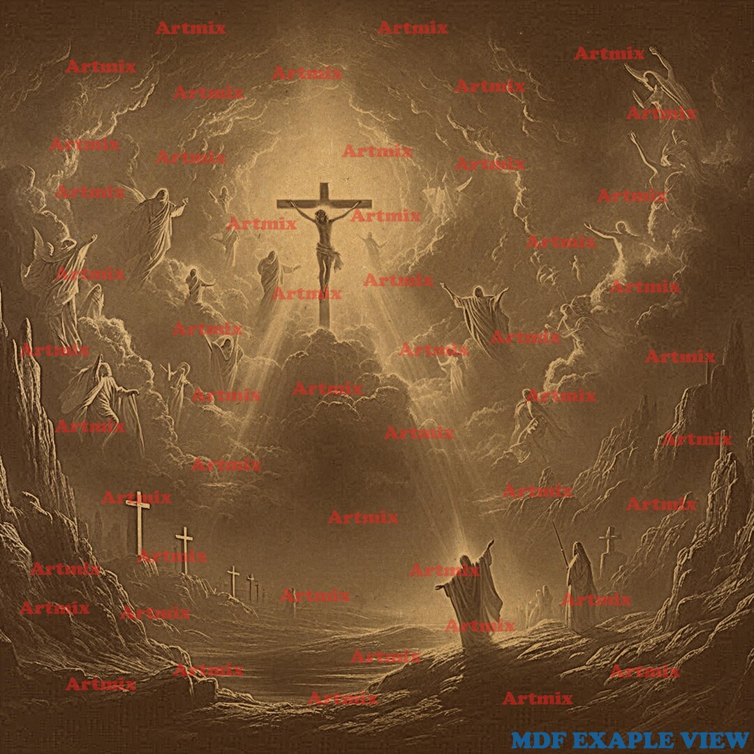 Celestial Redemption, 3D Illusion, Laser Engraving PNG (CNC Compatible ...